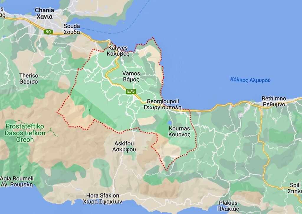 Explore the area - Villa Lefka Ori